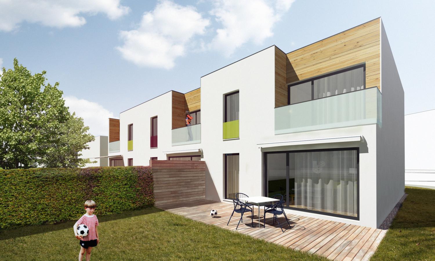 Radové rodinné domy Sun Garden, Bernolákovo | RULES architekti