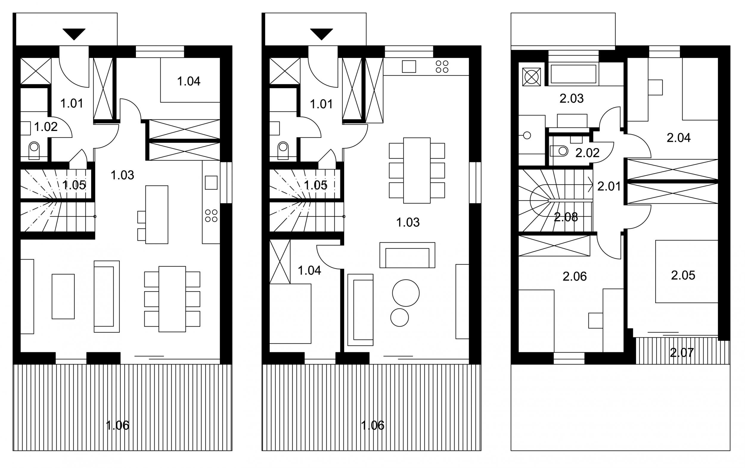 Radové rodinné domy Sun Garden, Bernolákovo | RULES architekti